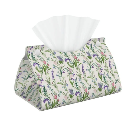 Honeii Wisteria Flower for Tissue Box Cover/Holder - Covers Rectangular ...