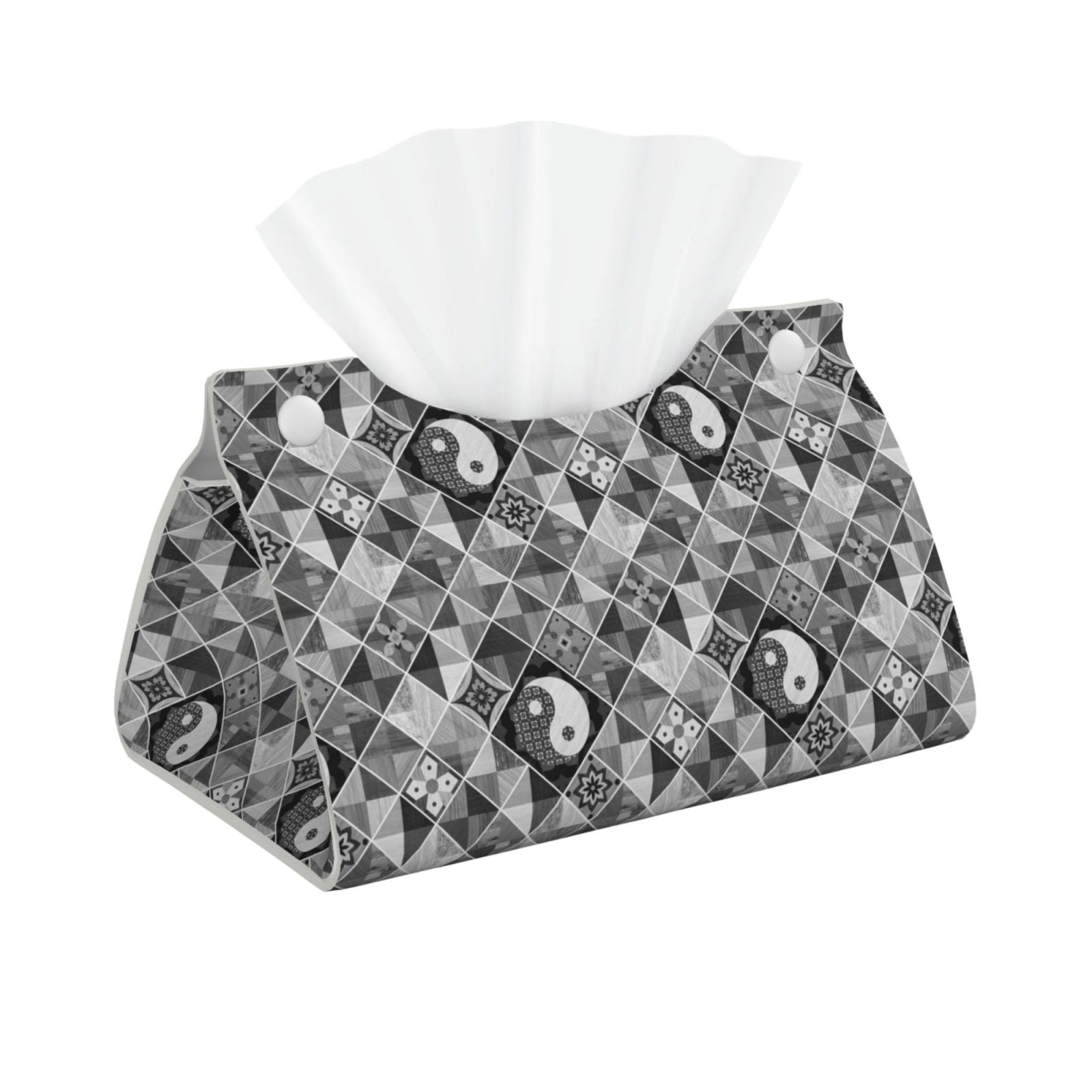 Honeii Yin Yang With Black And White for Tissue Box Cover/Holder ...
