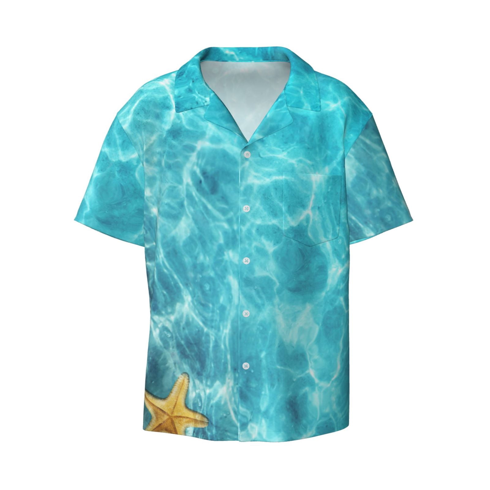 Honeii 's Coral And Seashell On The Beach for men's short-sleeved ...