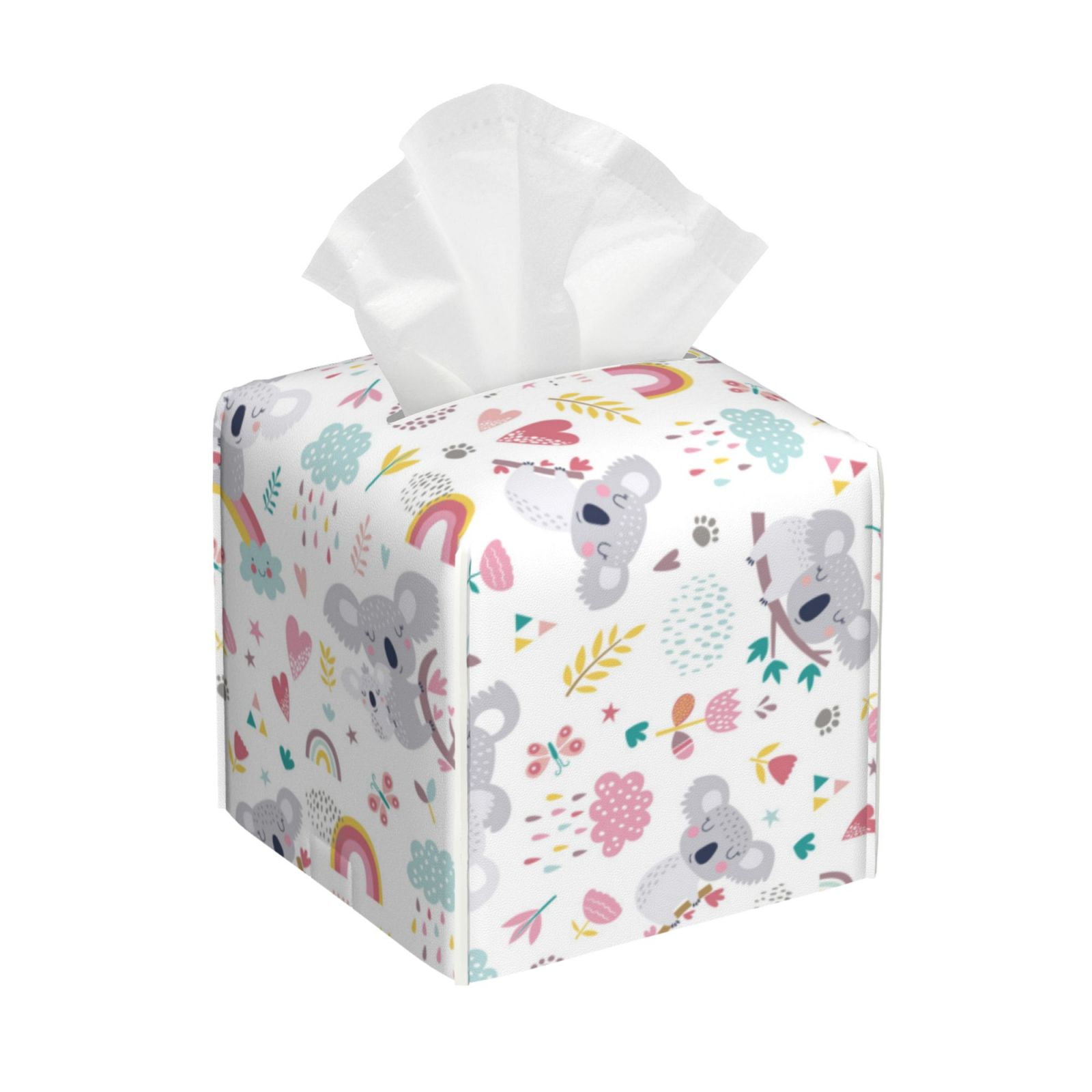 Honeii 's Cute Koala for Leather Square Tissue Box Cover Holder: A ...