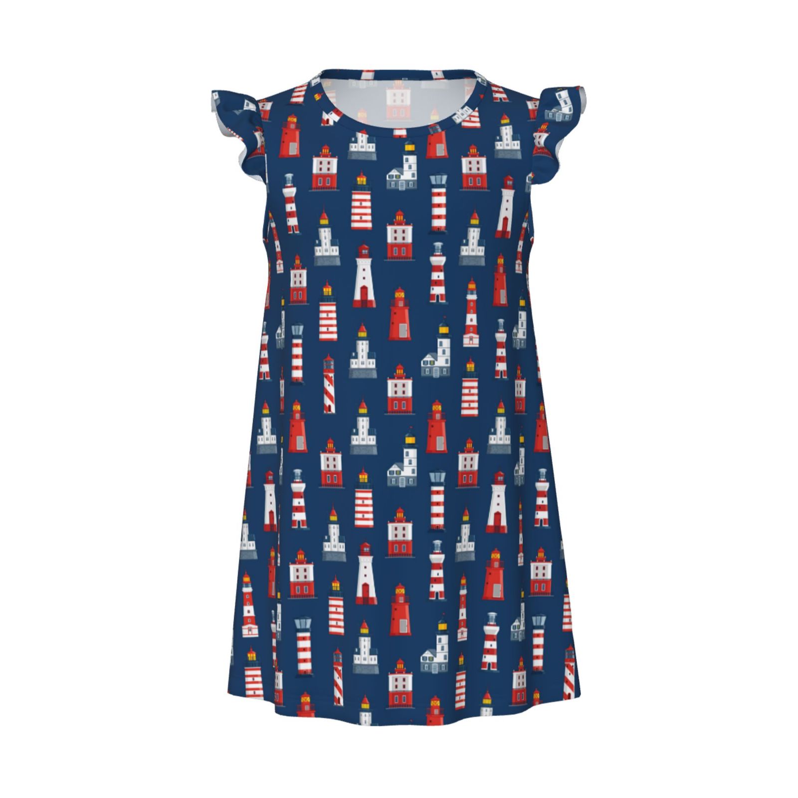Honeii's elegant Cartoon Lighthouse nightgowns - princess-inspired ...