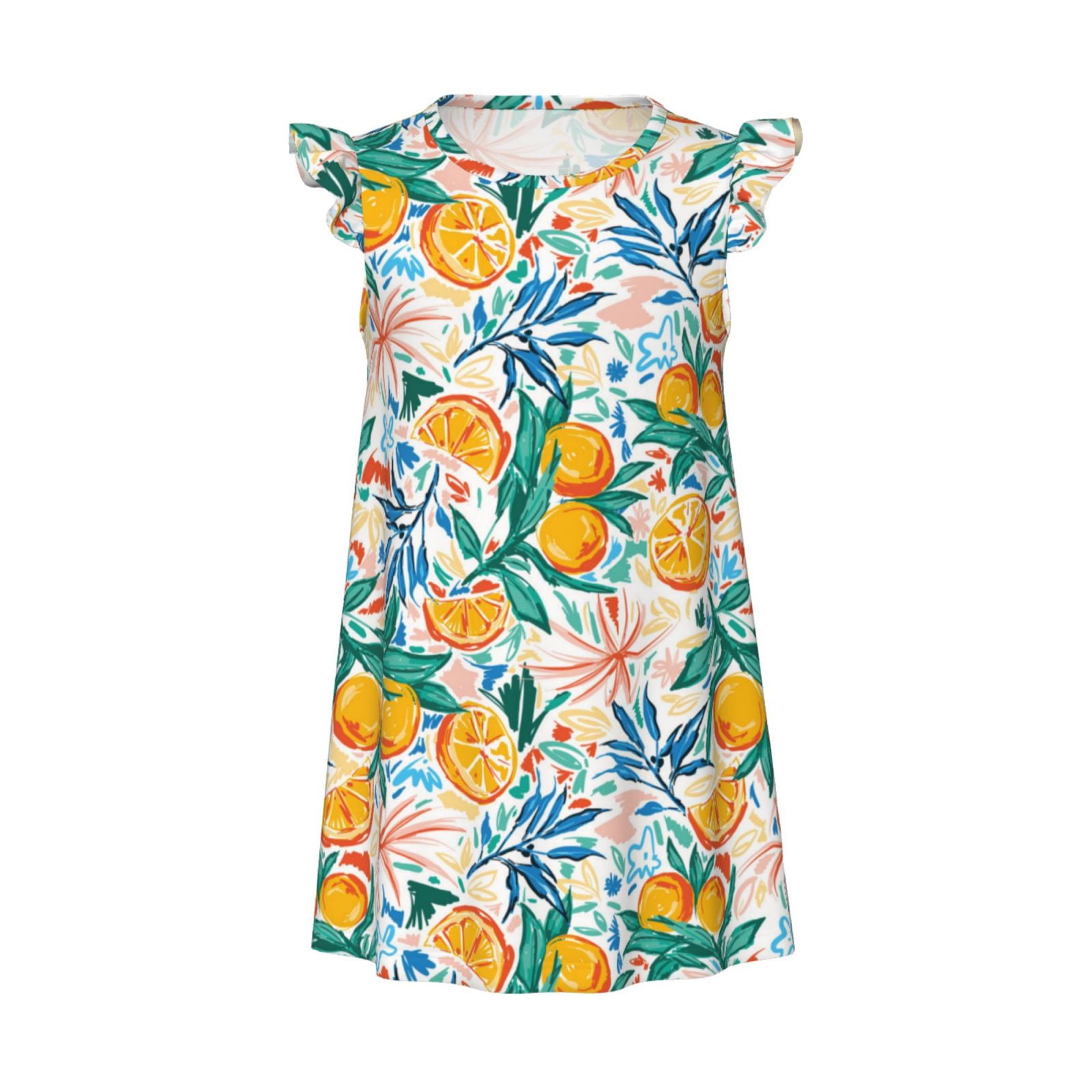 Honeii's elegant Colorful Fruits nightgowns - princess-inspired pajama ...