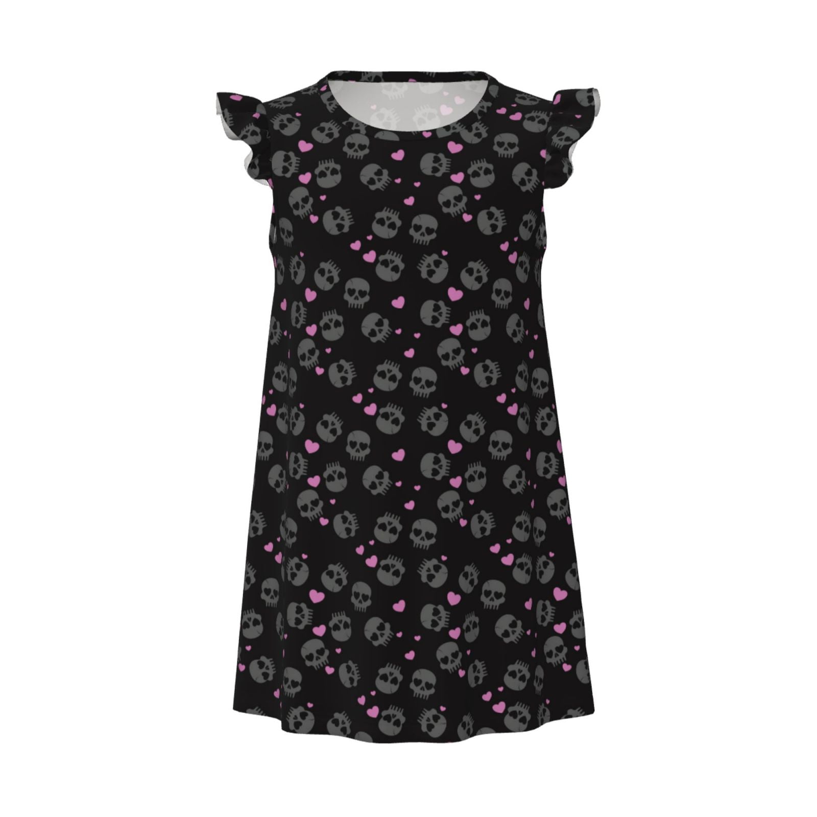Honeii's elegant Cool Skull Love nightgowns - princess-inspired pajama ...