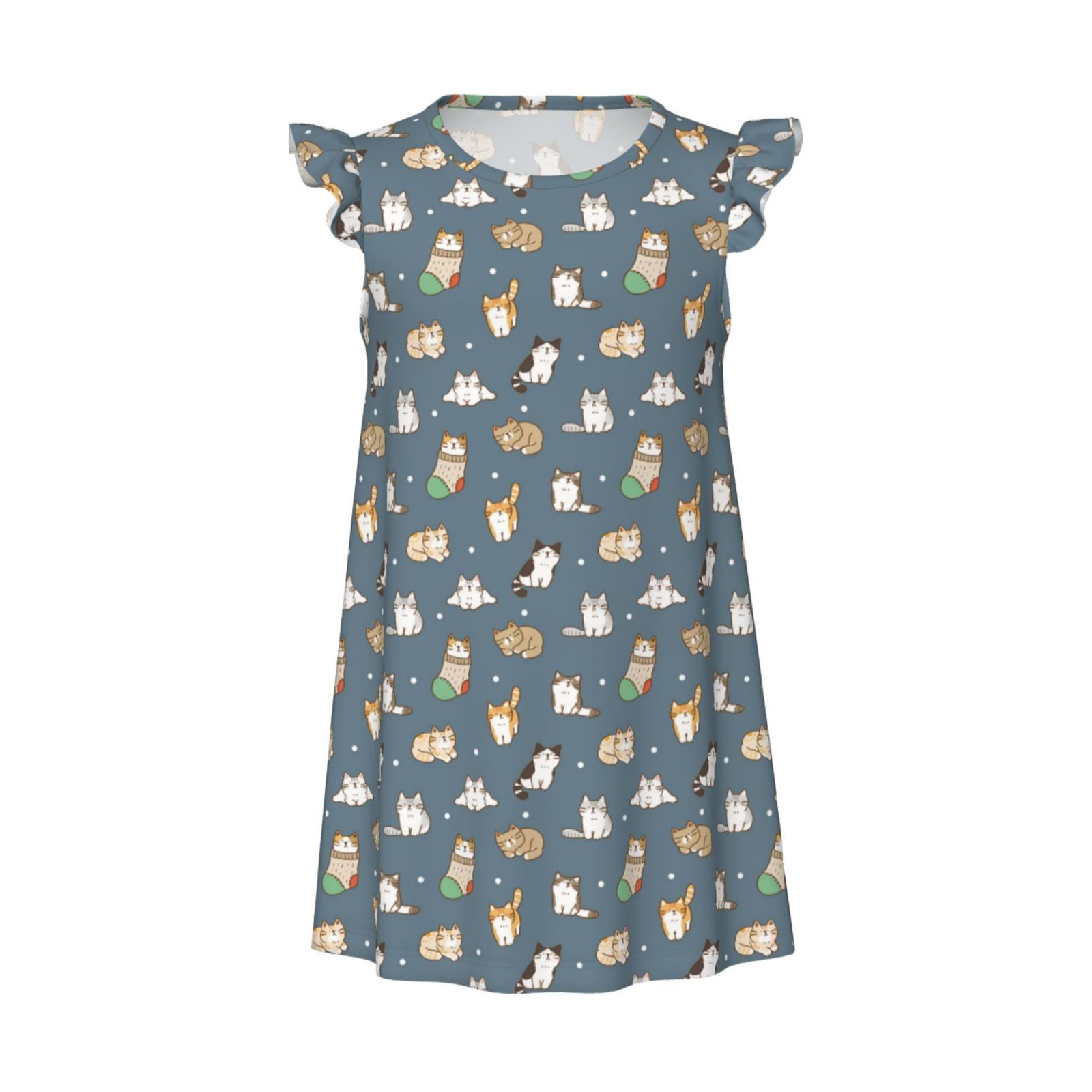 Honeii's elegant Cute Cats And Dogs nightgowns - princess-inspired ...