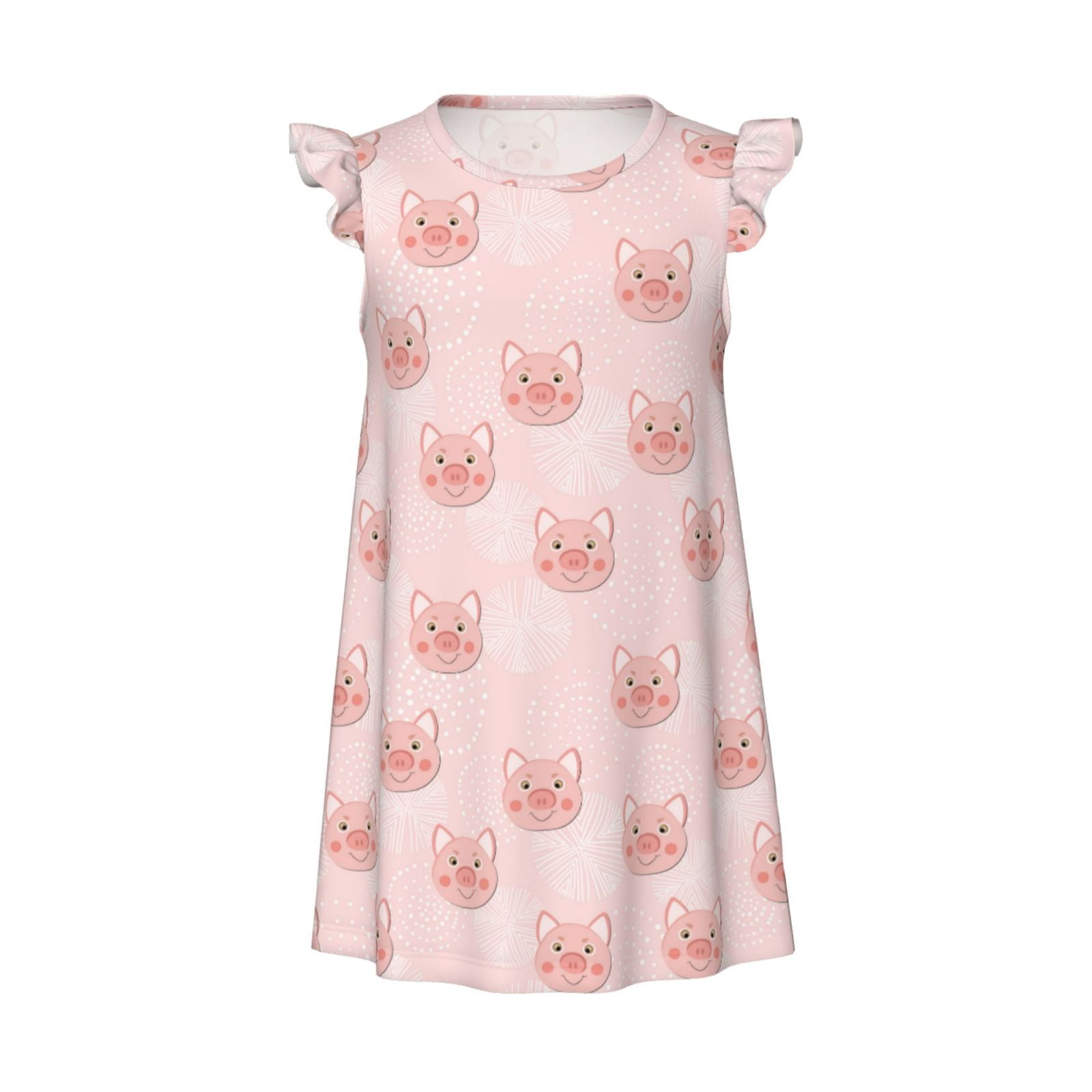 Honeii's elegant Cute Pig Face nightgowns - princess-inspired pajama ...