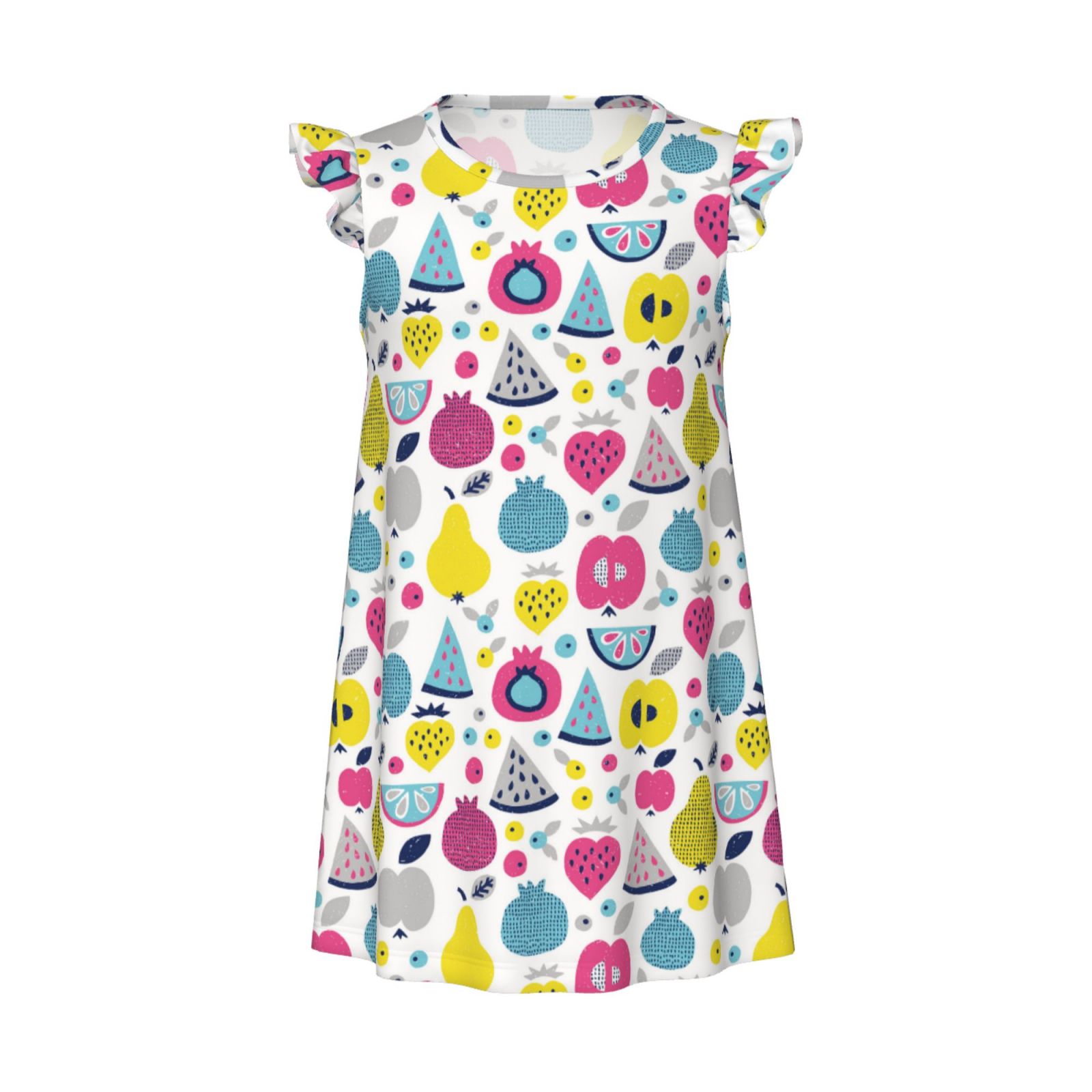 Honeii's elegant Doodle Fruits nightgowns - princess-inspired pajama ...