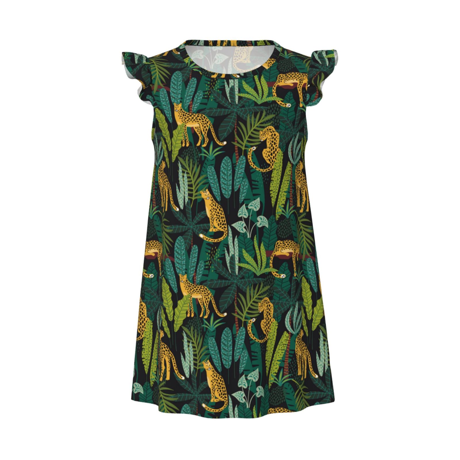 Honeii's elegant Jungle Leopard Yellow nightgowns - princess-inspired ...