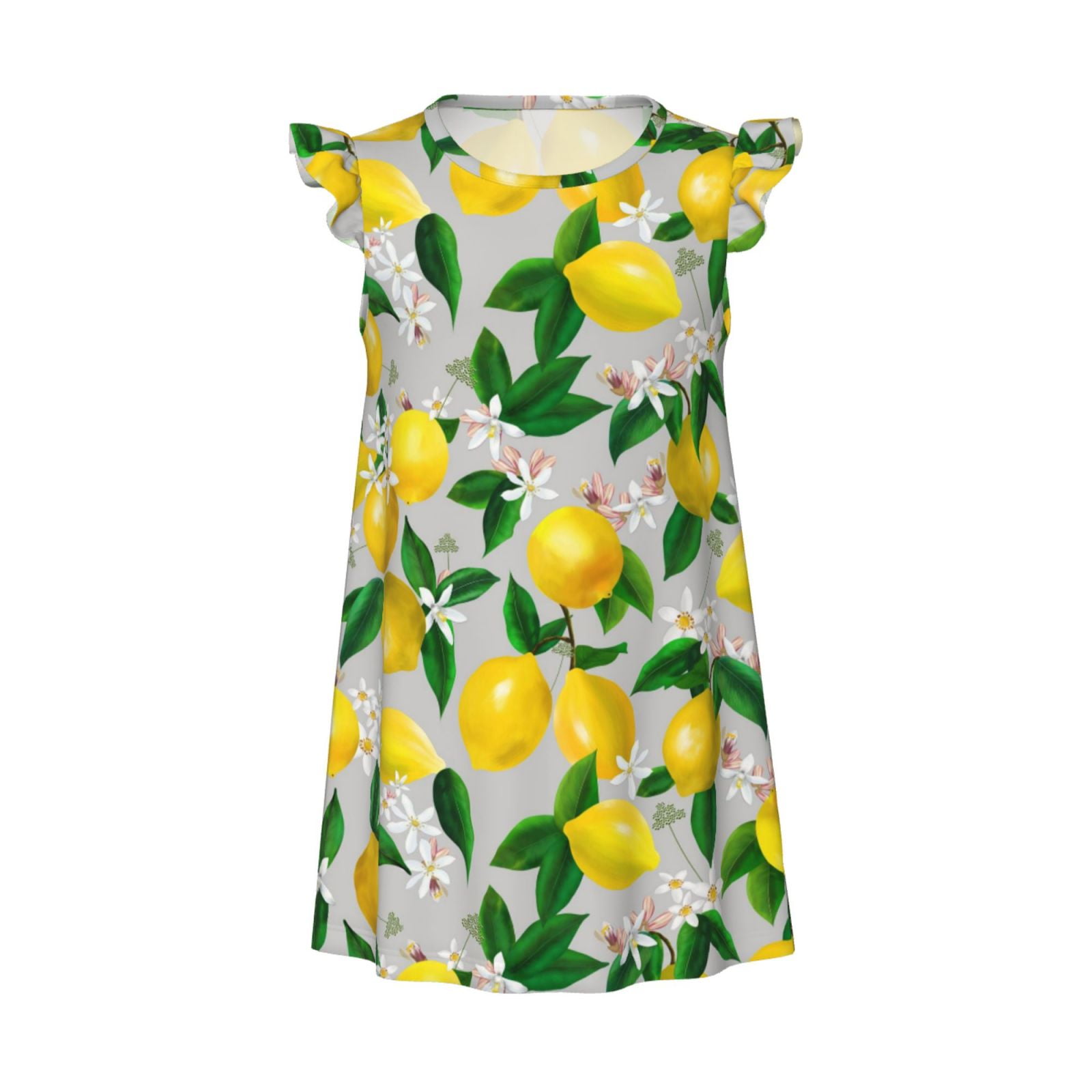 Honeii's elegant Lemon Seamless Pattern Oil Painting Effect nightgowns ...