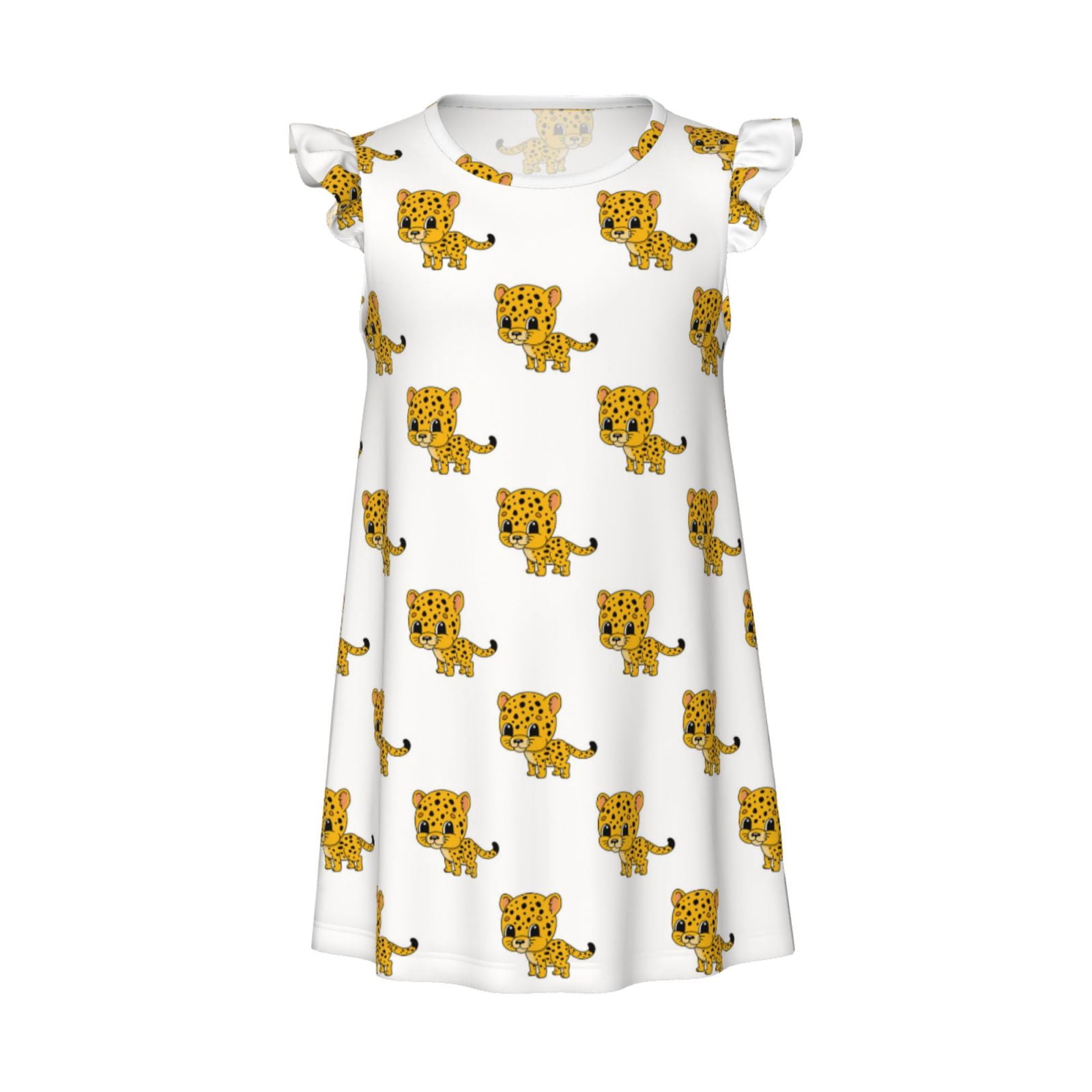 Honeii's elegant Leopard Print nightgowns - princess-inspired pajama ...