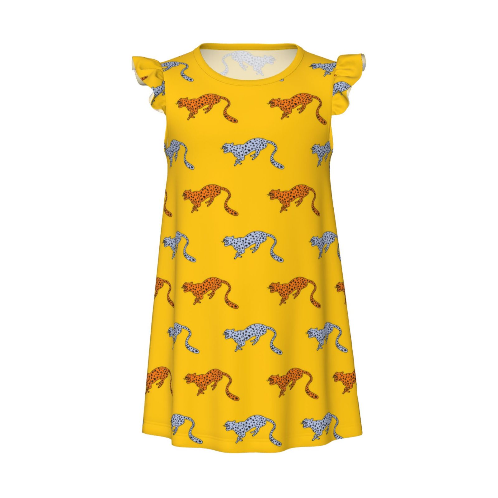 Honeii's elegant Leopard Print nightgowns - princess-inspired pajama ...
