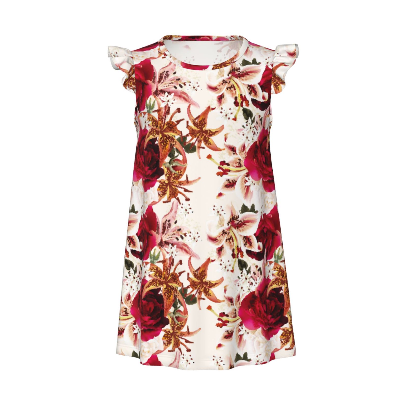 Honeii's elegant Lilies Flowers nightgowns - princess-inspired pajama ...