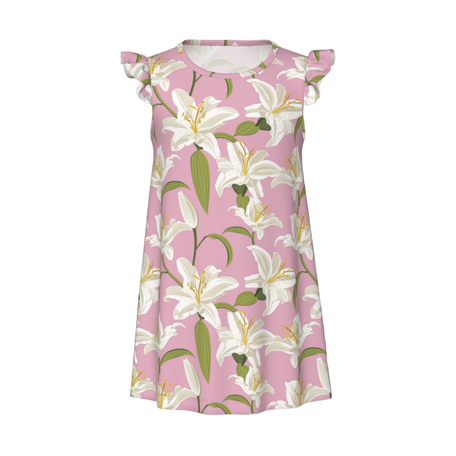 Honeii's elegant Lilies Flowers nightgowns - princess-inspired pajama ...