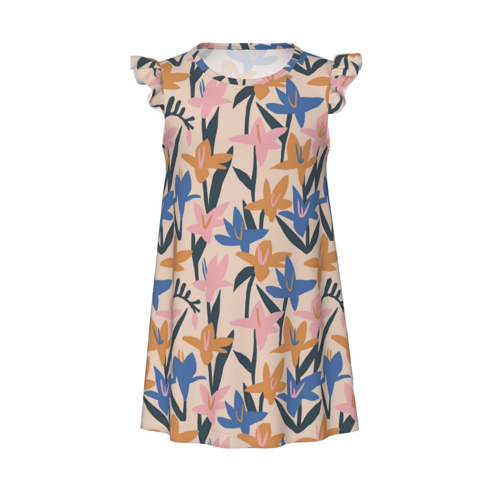 Honeii's elegant Lilies Flowers nightgowns - princess-inspired pajama ...