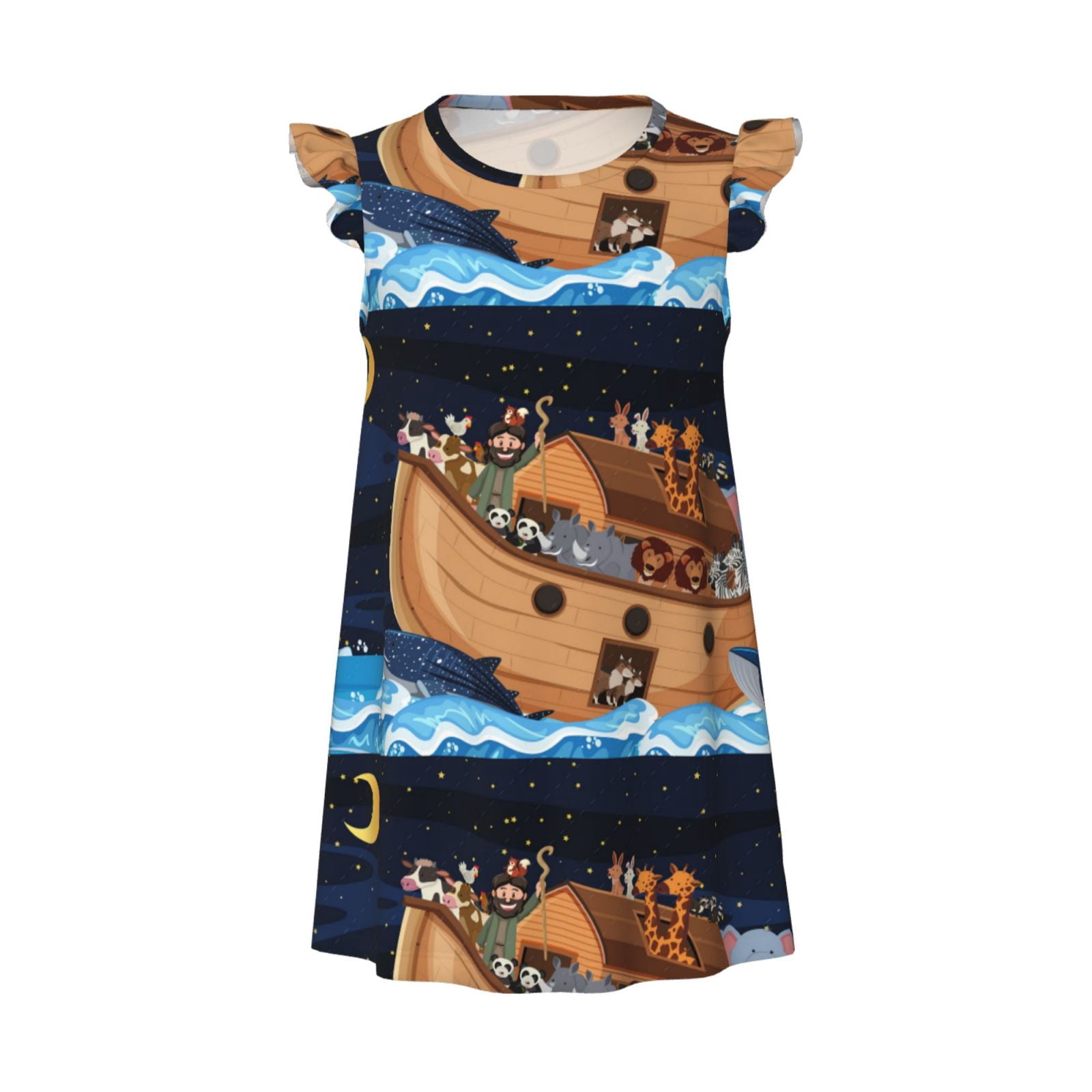 Honeii's elegant Ocean Scene with Noah's Ark nightgowns - princess ...
