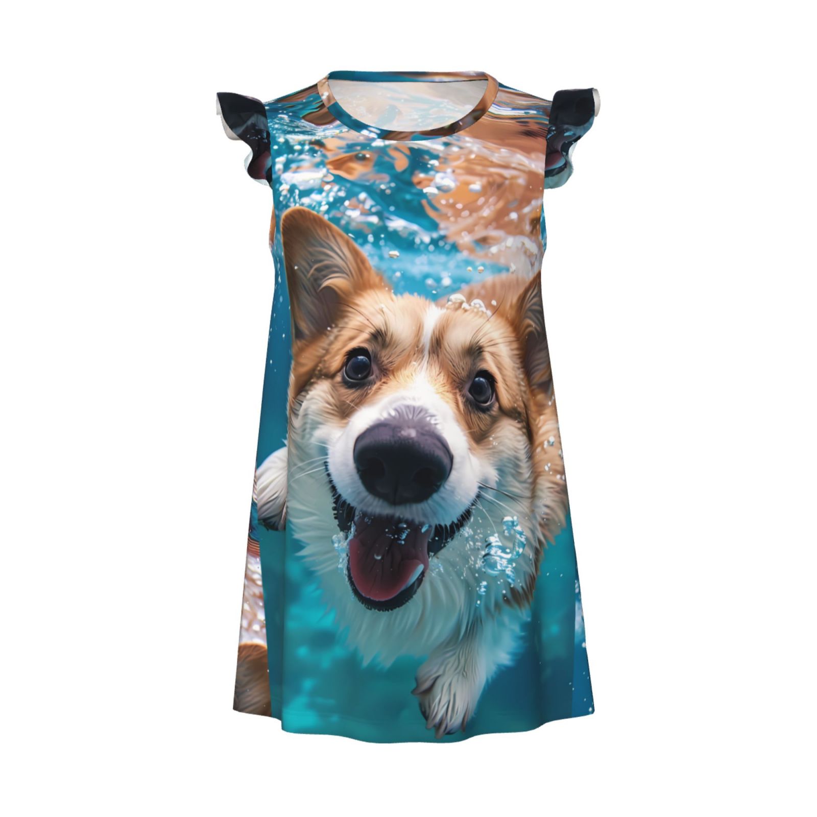 Honeii's elegant Sea Swimming Corgi nightgowns - princess-inspired ...