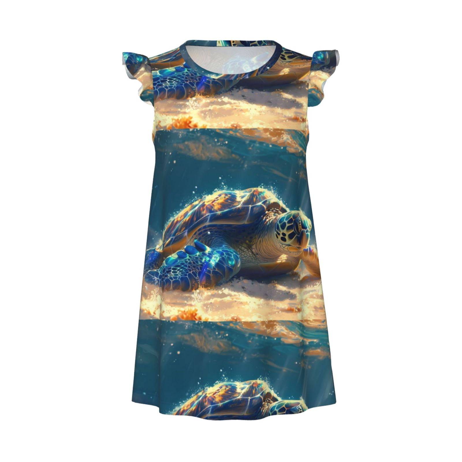 Honeii's elegant Sunshine Underwater Sand Turtle nightgowns - princess ...