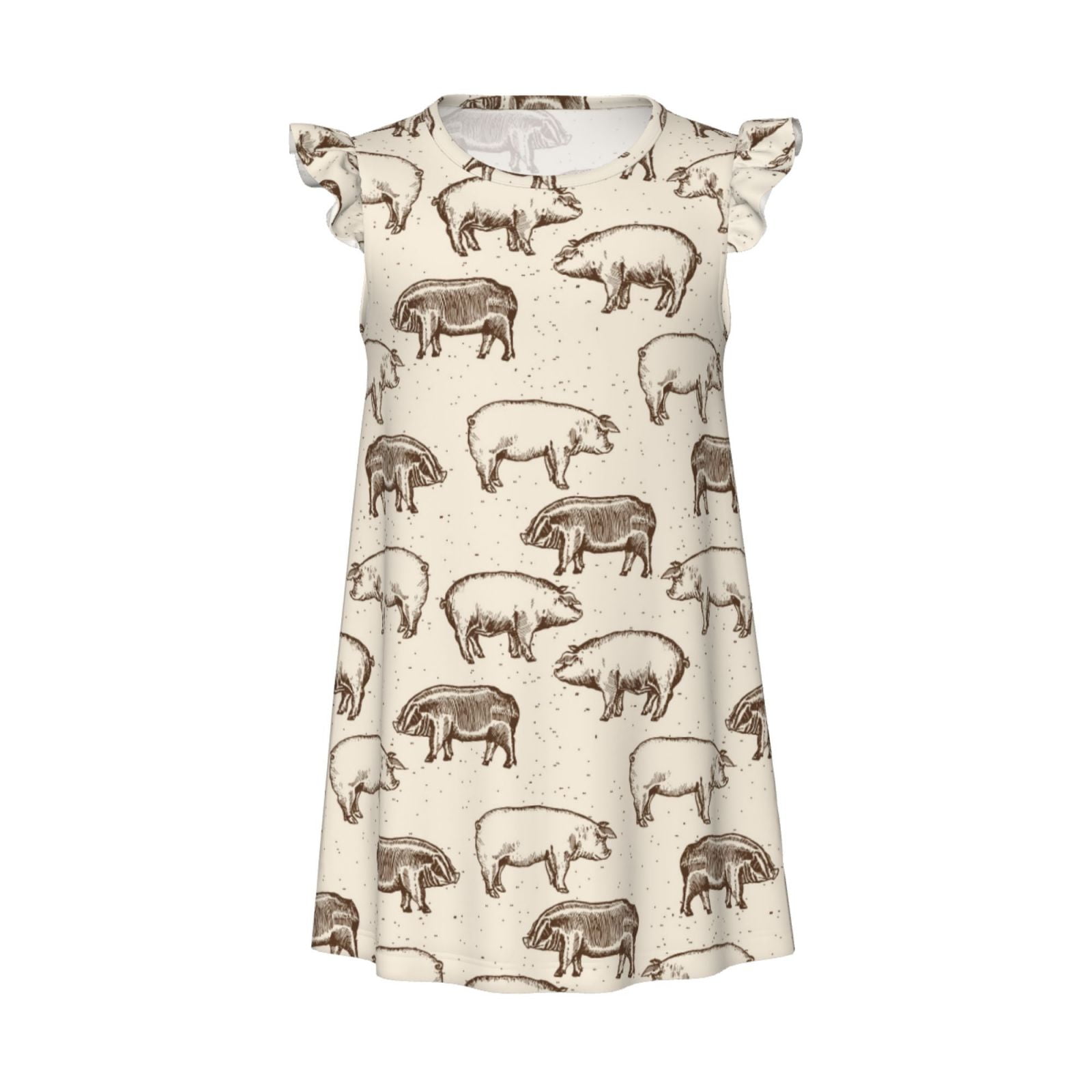 Honeii's elegant Vintage Farm Pigs nightgowns - princess-inspired ...