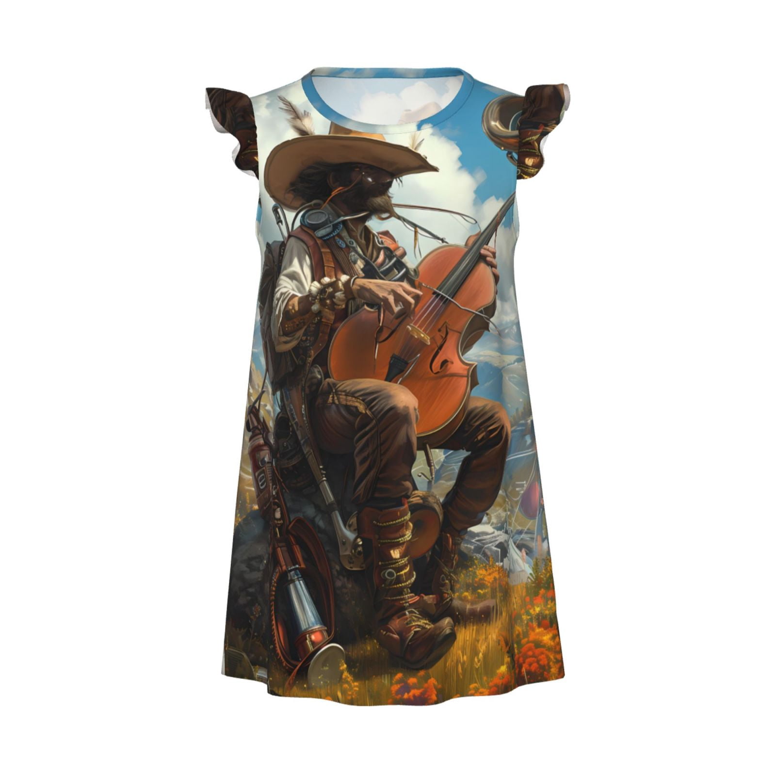Honeii's elegant Western Guitar Cowboy nightgowns - princess-inspired ...