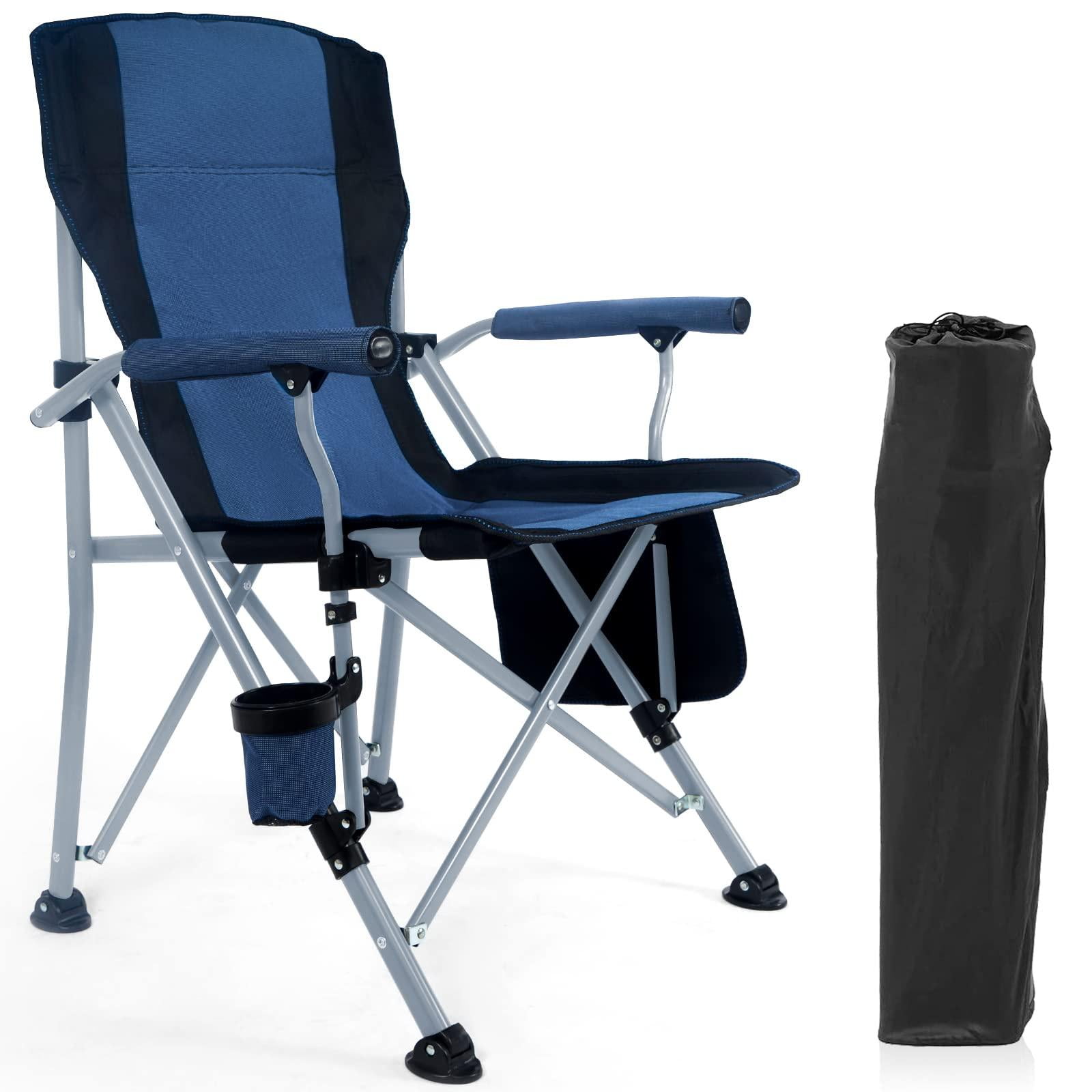 Honeilife Folding Camping Chair Adult Support 330lbs, Heavy Duty ...