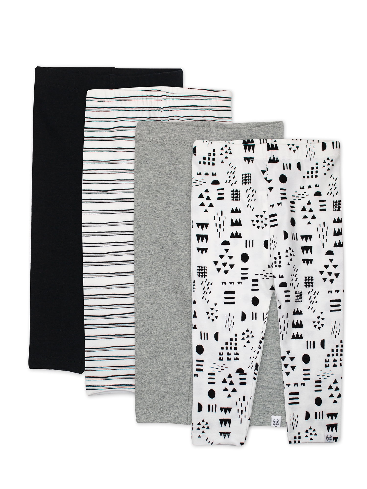 Honest Baby Clothing Organic Cotton Boy/Girl Leggings, 0-3m to 24m, 4 ...