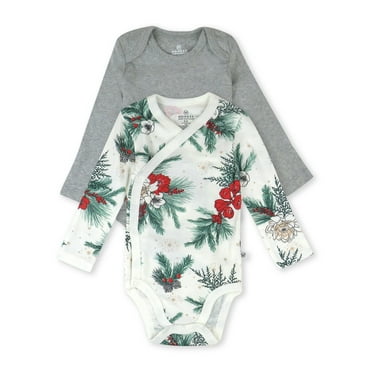 M+A by Monica + Andy Organic Cotton Gender Neutral Long Sleeve Baby One ...