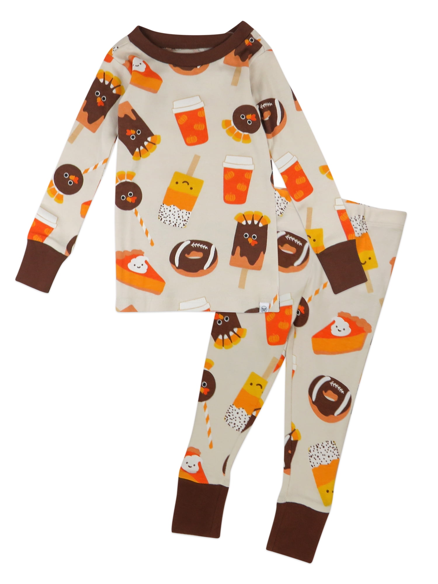 Honest Baby Clothing Organic Cotton Boy/Girl 2-Piece Long Sleeve Pajama Set, 12M to 5T - Walmart.com