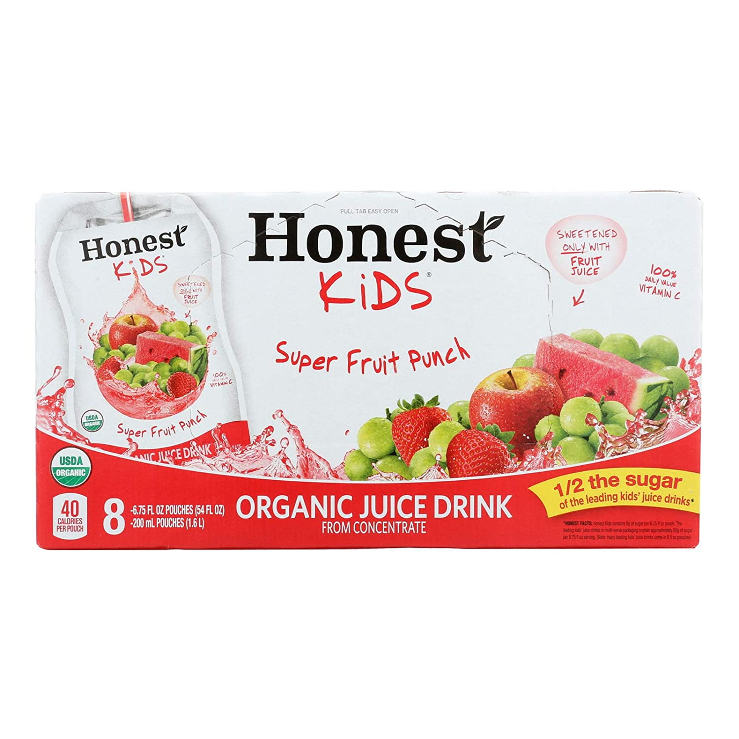 Honest Beverages Honest Kids® Organic Juice Drink Superfruit Punch ...