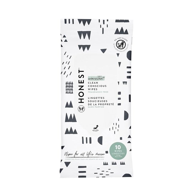 The Honest Company Clean Conscious Unscented Wipes Travel Size Over 99% ...