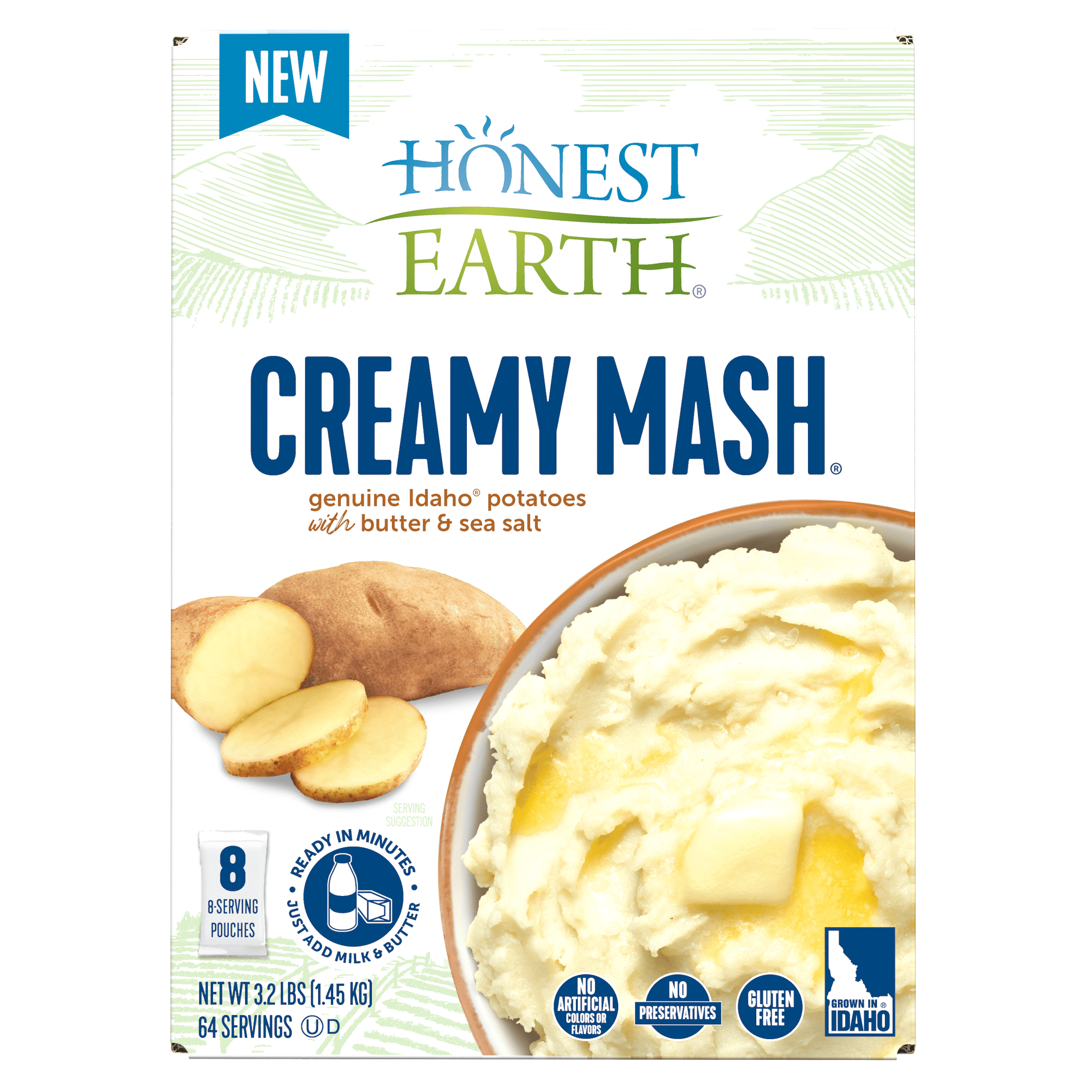 Honest Earth® Family Size Box Packaged Creamy Mash Potatoes, Ready to ...