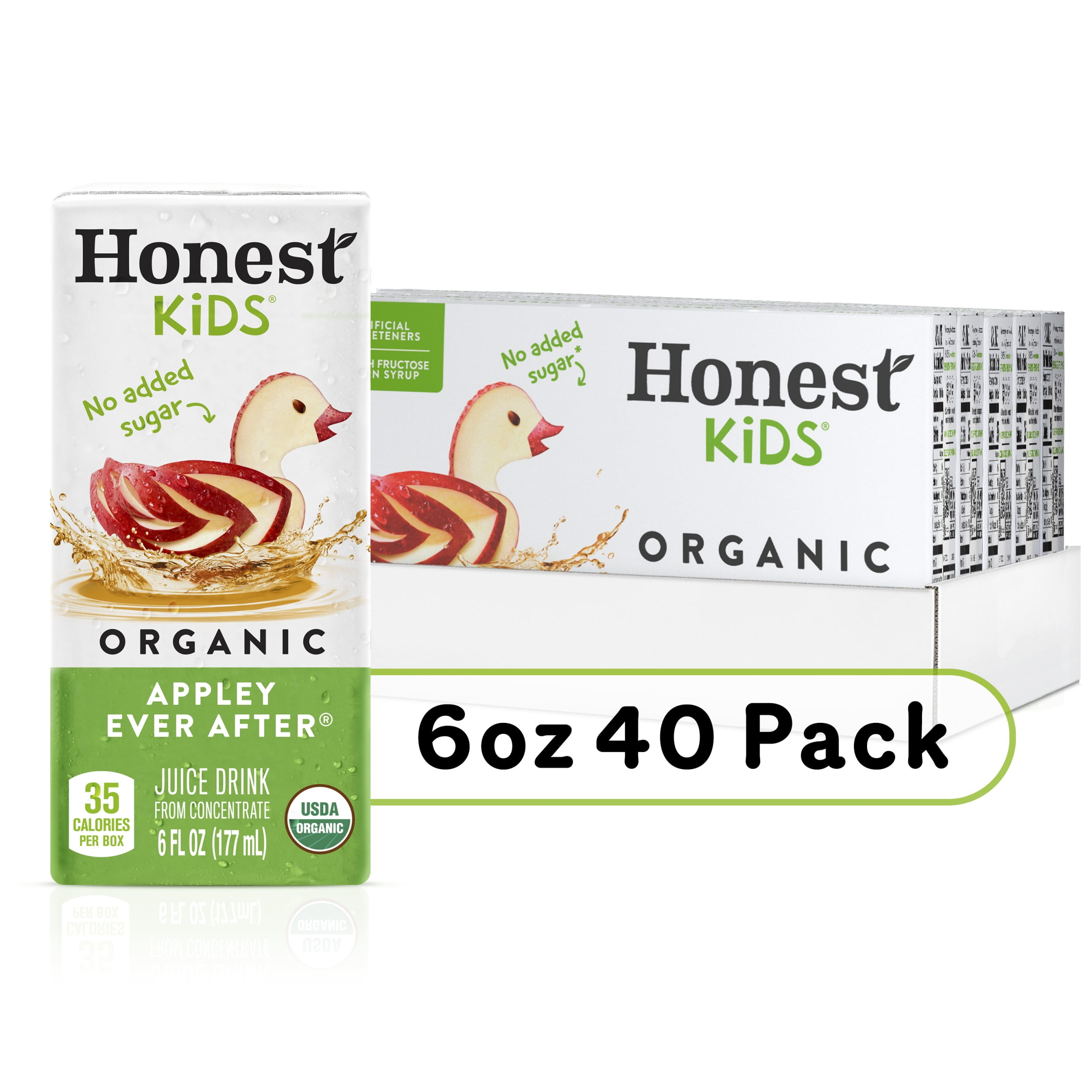 Honest Kids Organic Juice Drink for Children, Variety Pack, 6 Fl Oz, 40 ...