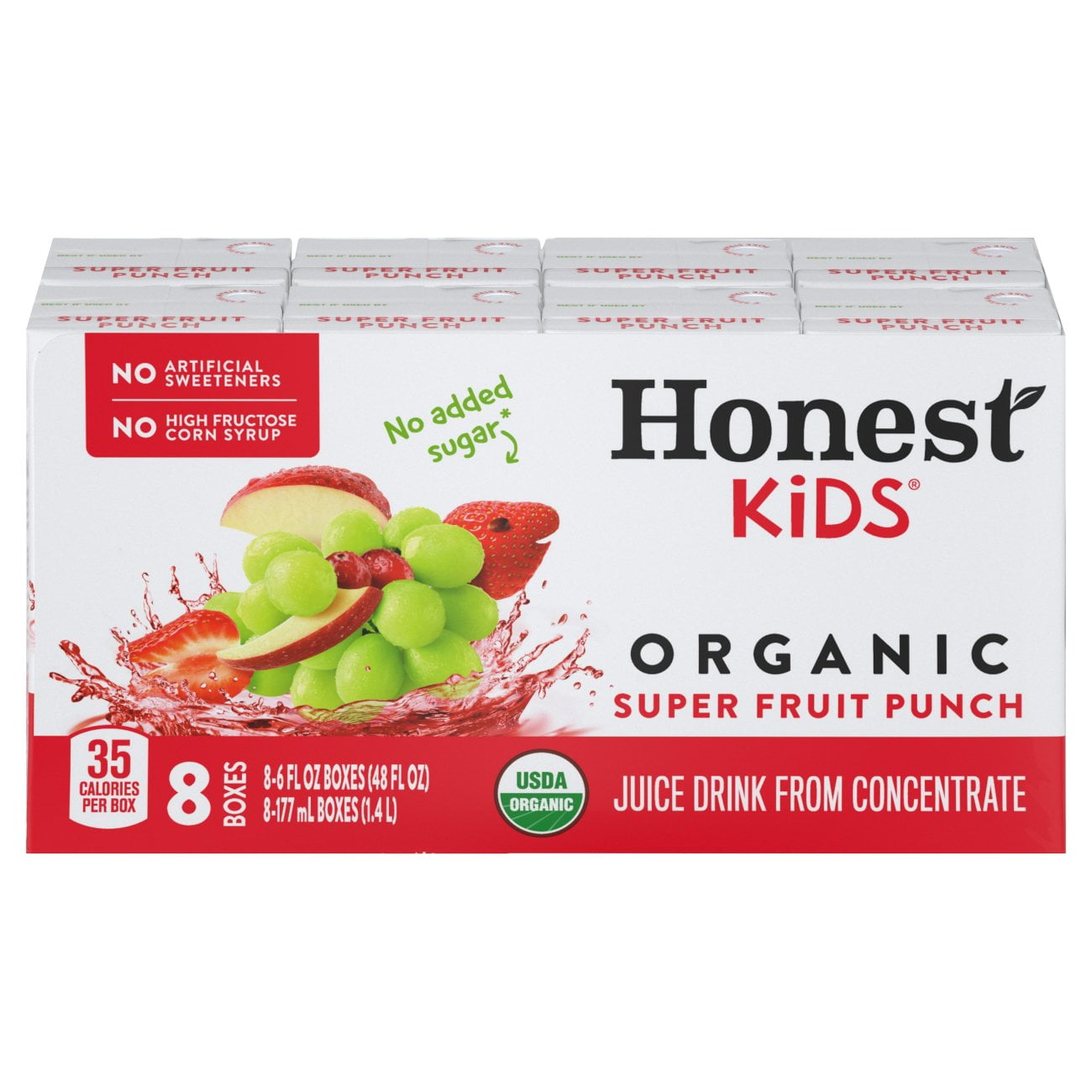 Honest Kids Fruit Punch Organic Juice Drink 8 pk Boxes - 6 oz ...