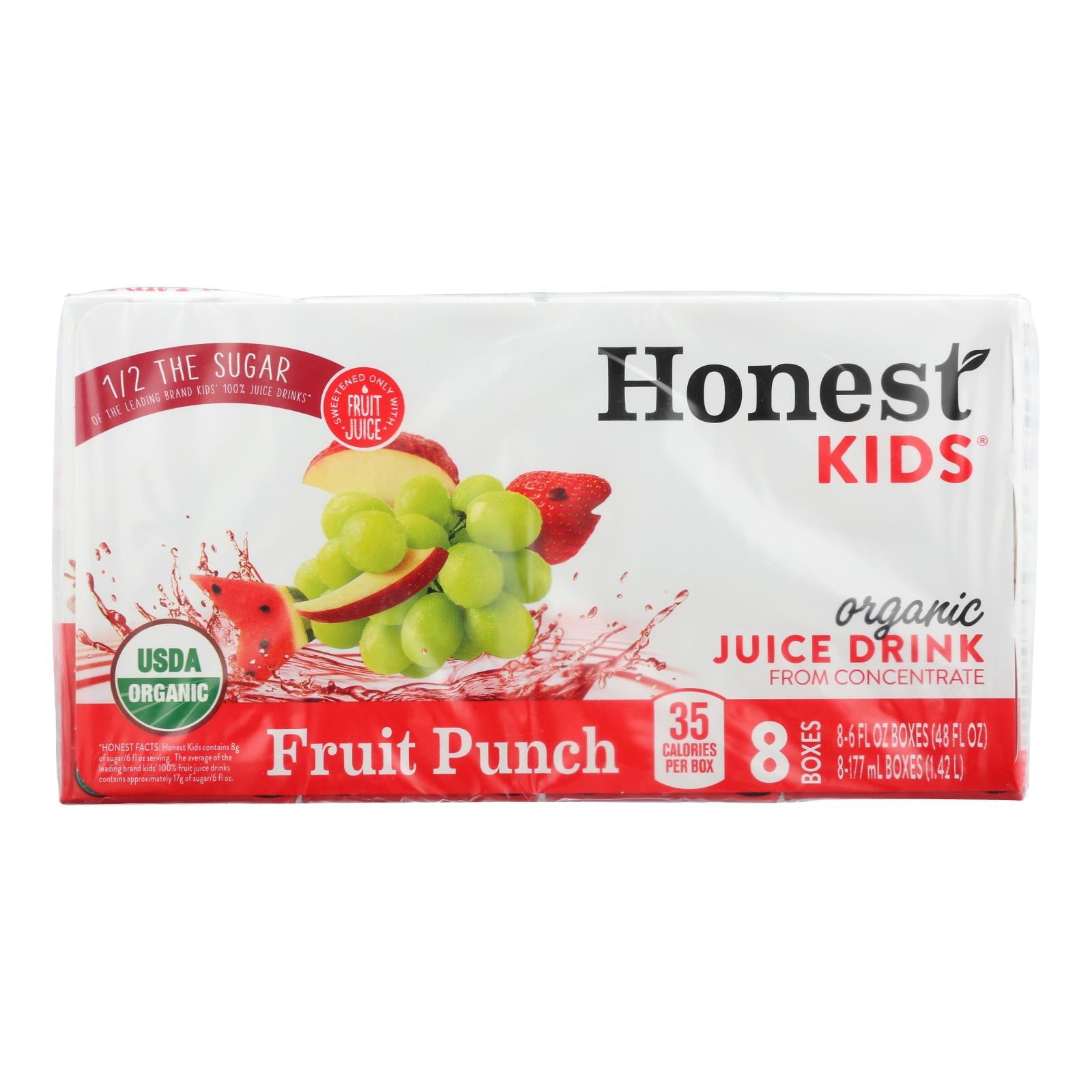 Honest Kids - Juice Drink Fruit Pnch - Case of 5 - 8/6 OZ - Walmart.com