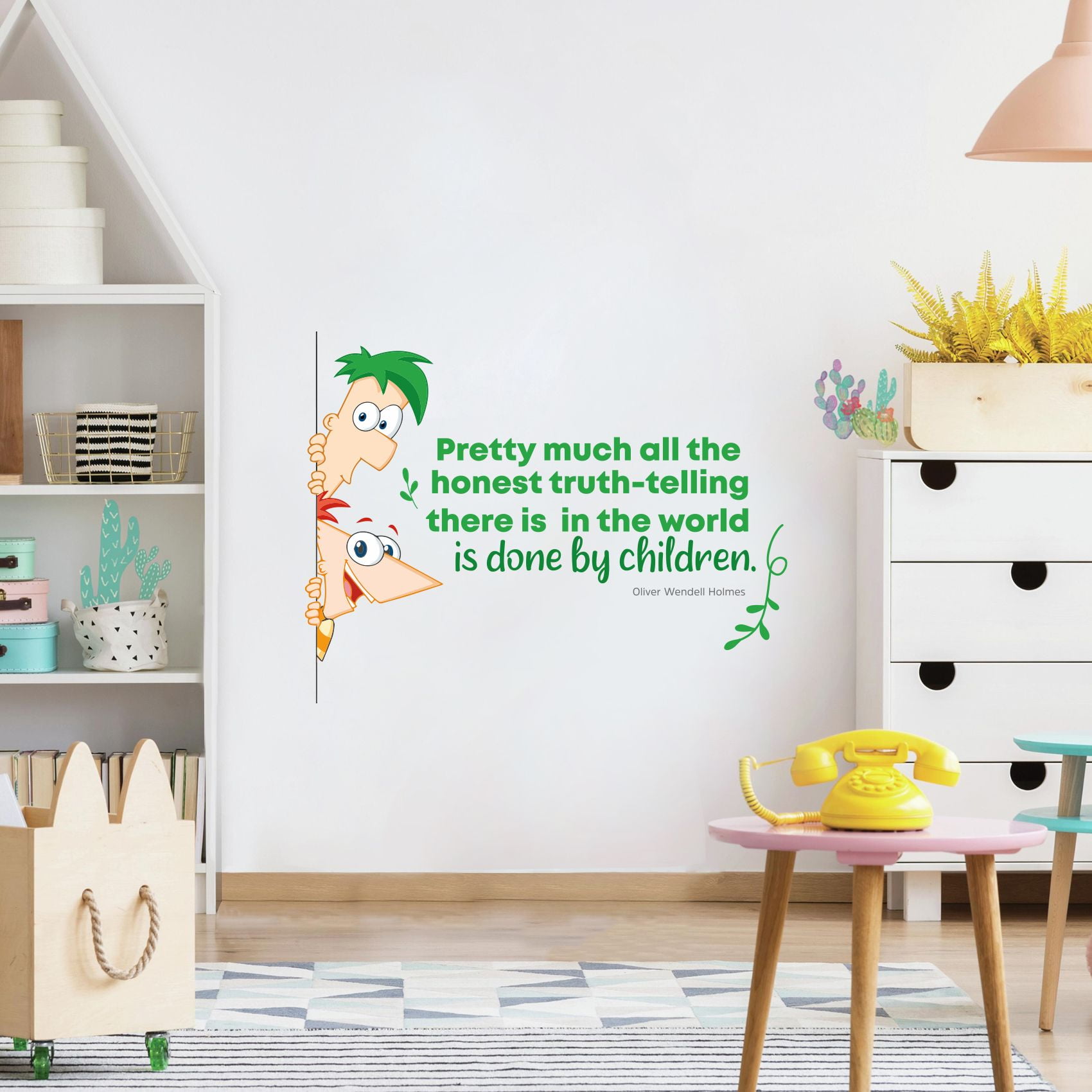 Honest Phineas and Ferb Life Quote Cartoon Quotes Decors Wall Sticker ...