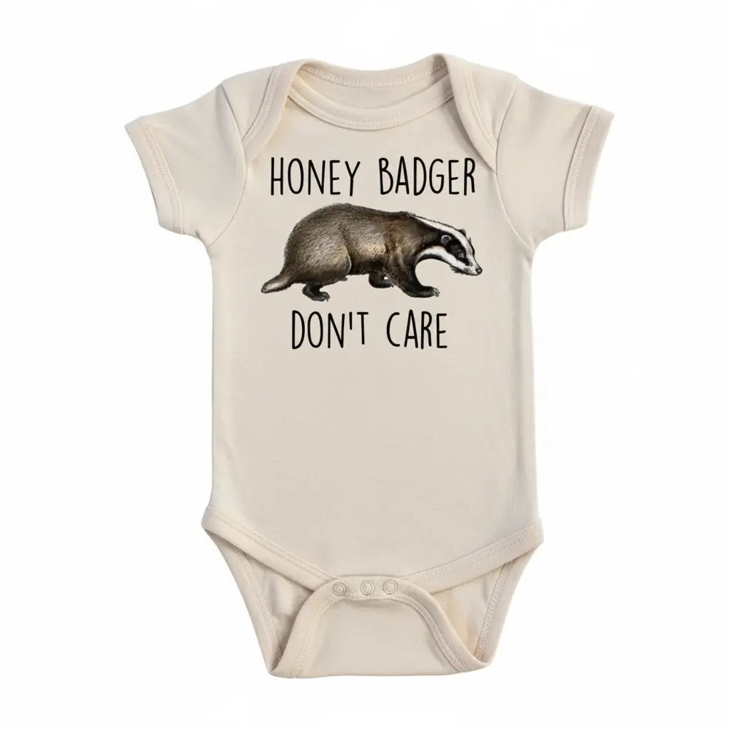 Honey Badger Don'T Newborn Baby Bodysuit - Walmart.com