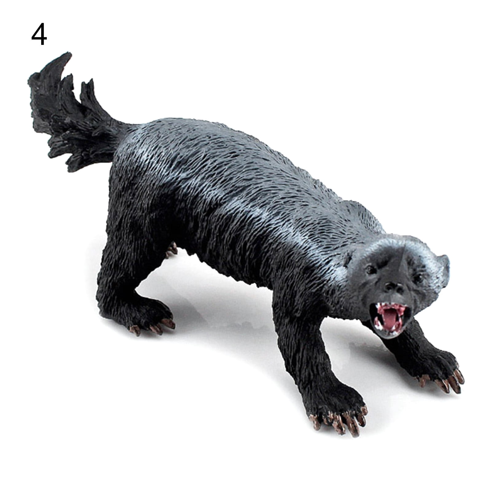 Durable, Lightweight PVC Honey Badger Figurine Miniature - Realistic ...