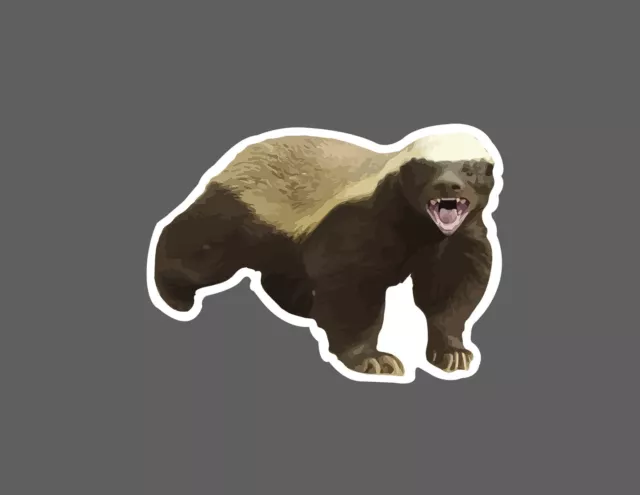 Honey Badger Sticker Wild Waterproof Sticker Phone Decal Water Bottle ...