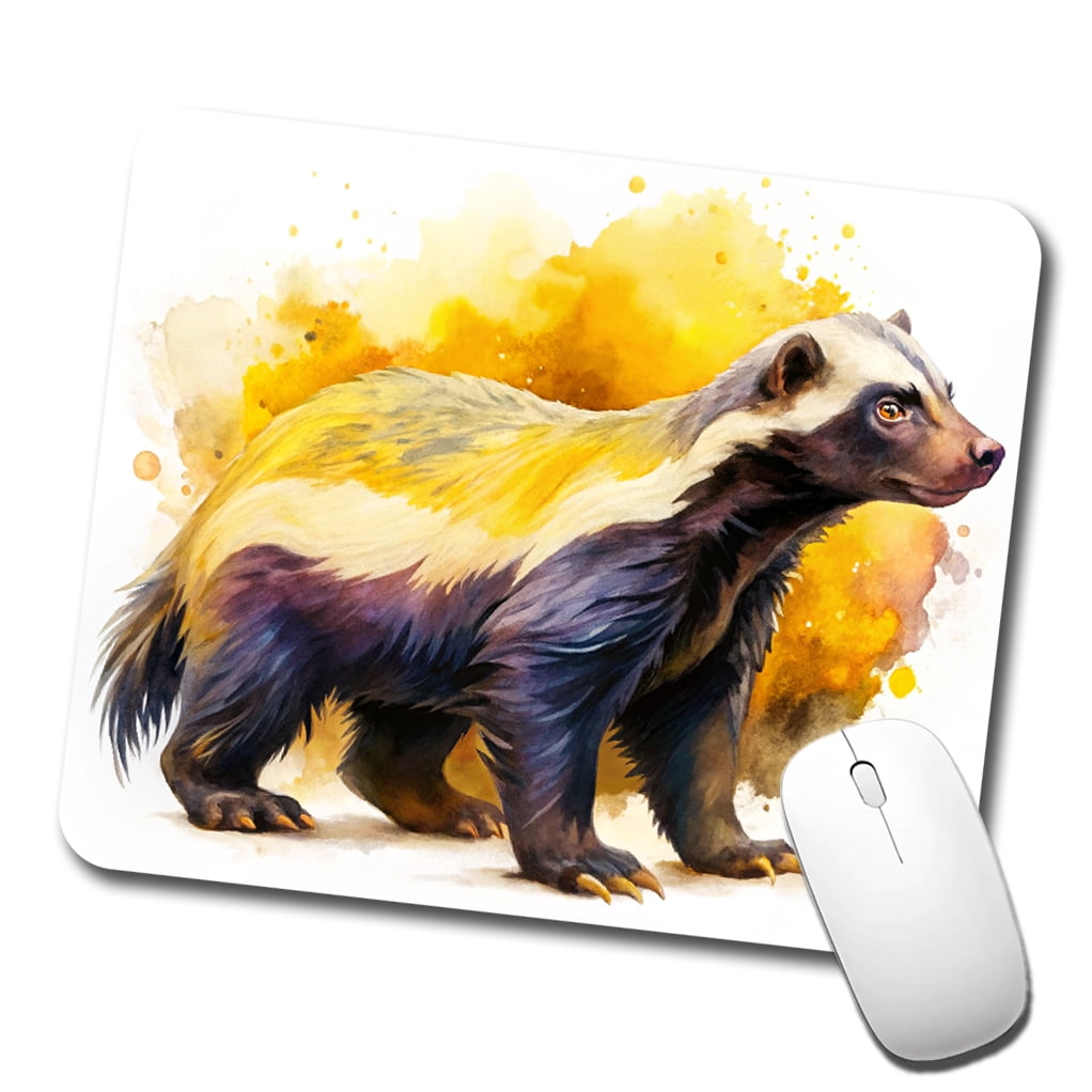 Honey Badger Watercolor Mouse Pad Low Profile Gaming Mat - Walmart.com