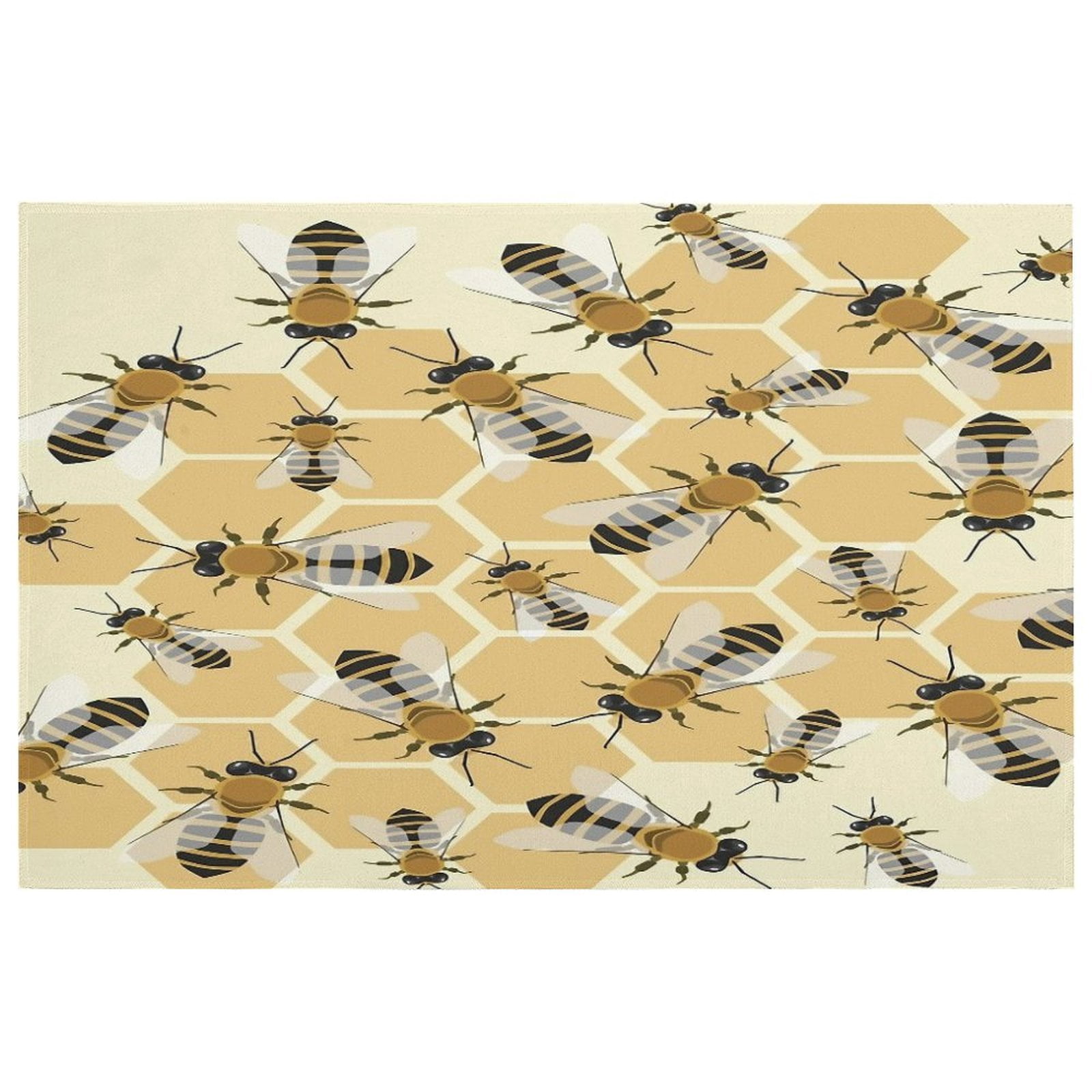 Honey Bee Bee Honeycomb Pattern Adult Home Decor Bedroom Living Room ...