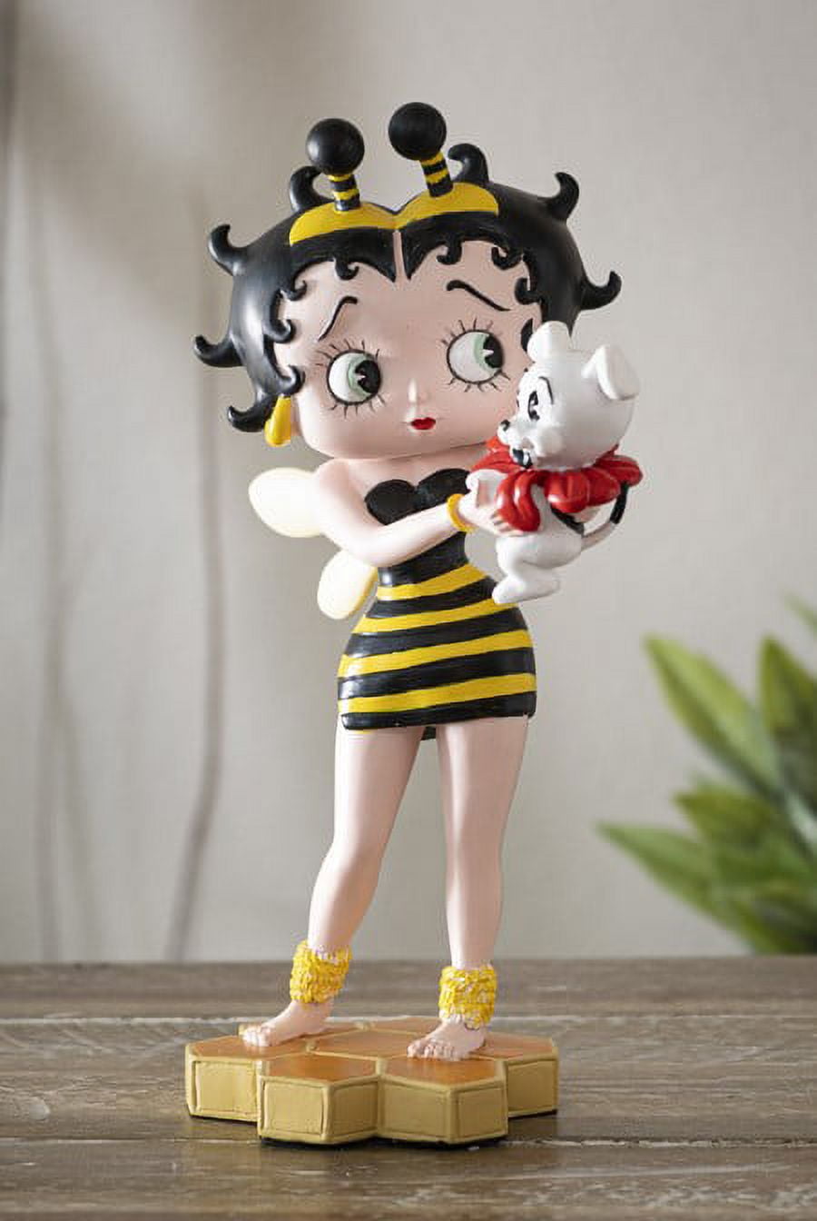 Honey Bee Bumblebee Betty Boop With Pudgy Dog Red Ribbon Novelty ...