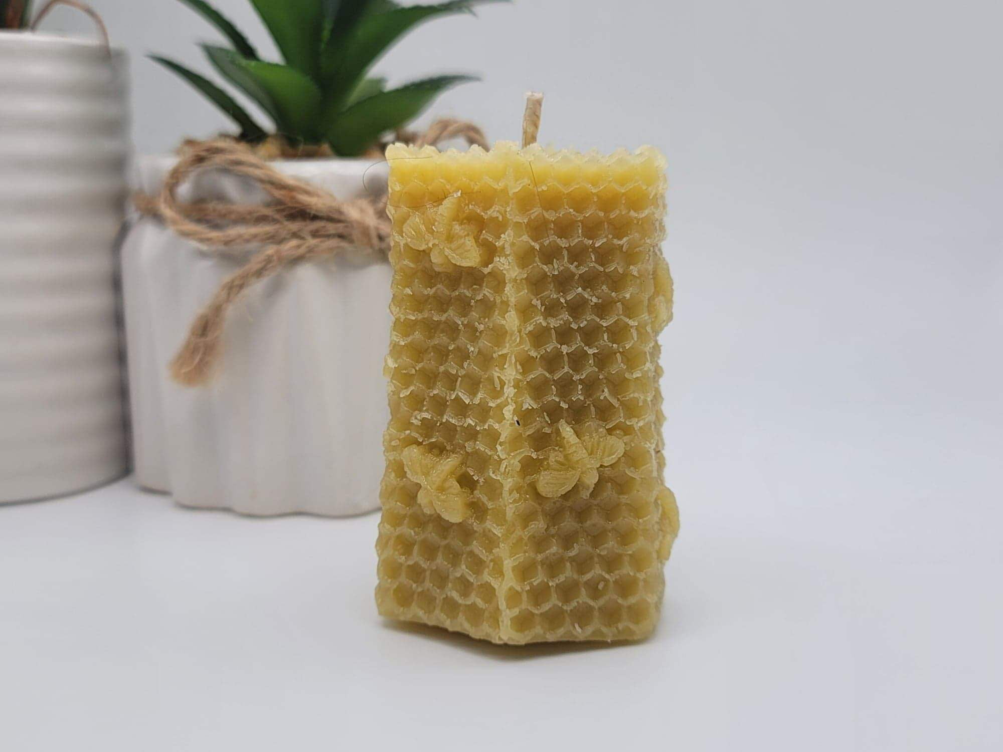 Honey Bee Handpoured 100% Natural Beeswax Candles, Highly Scented for ...