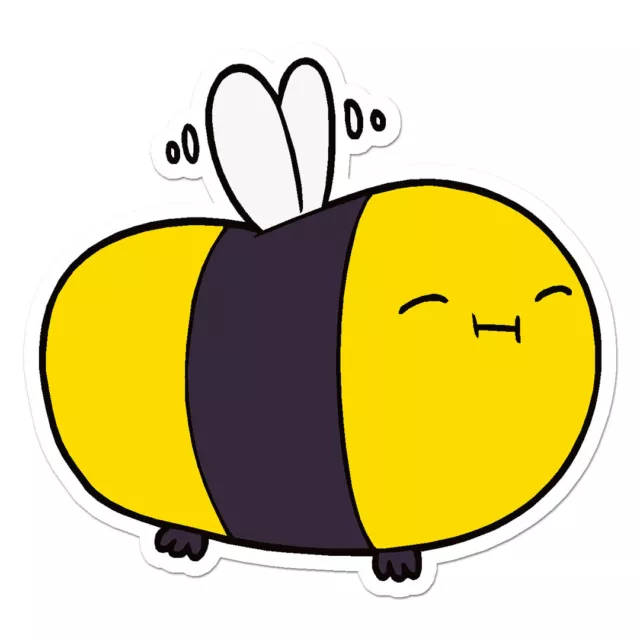 Honey Bee Cartoon Sticker Phone Decal Water Bottle Stickers Car Decals ...