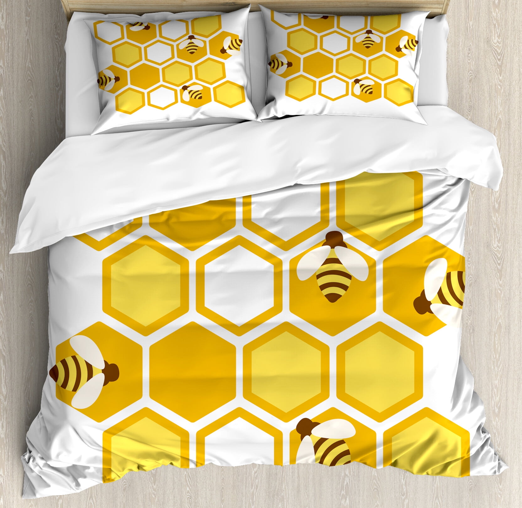 Honey Bee Duvet Cover Set, Geometric Interpretation of a Honeycomb and ...