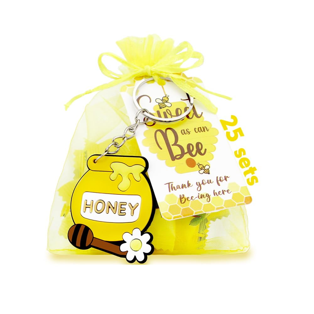 Honey Bee Keyring Party IFF17 Favor Pack for Birthday and Theme Party ...