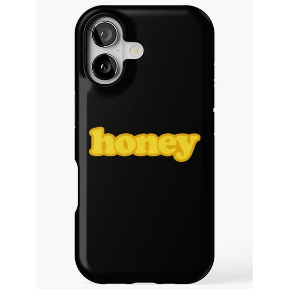 Honey Bee Lover Cute Typography Graphic Artwork iPhone Case 17 16 15 14 ...