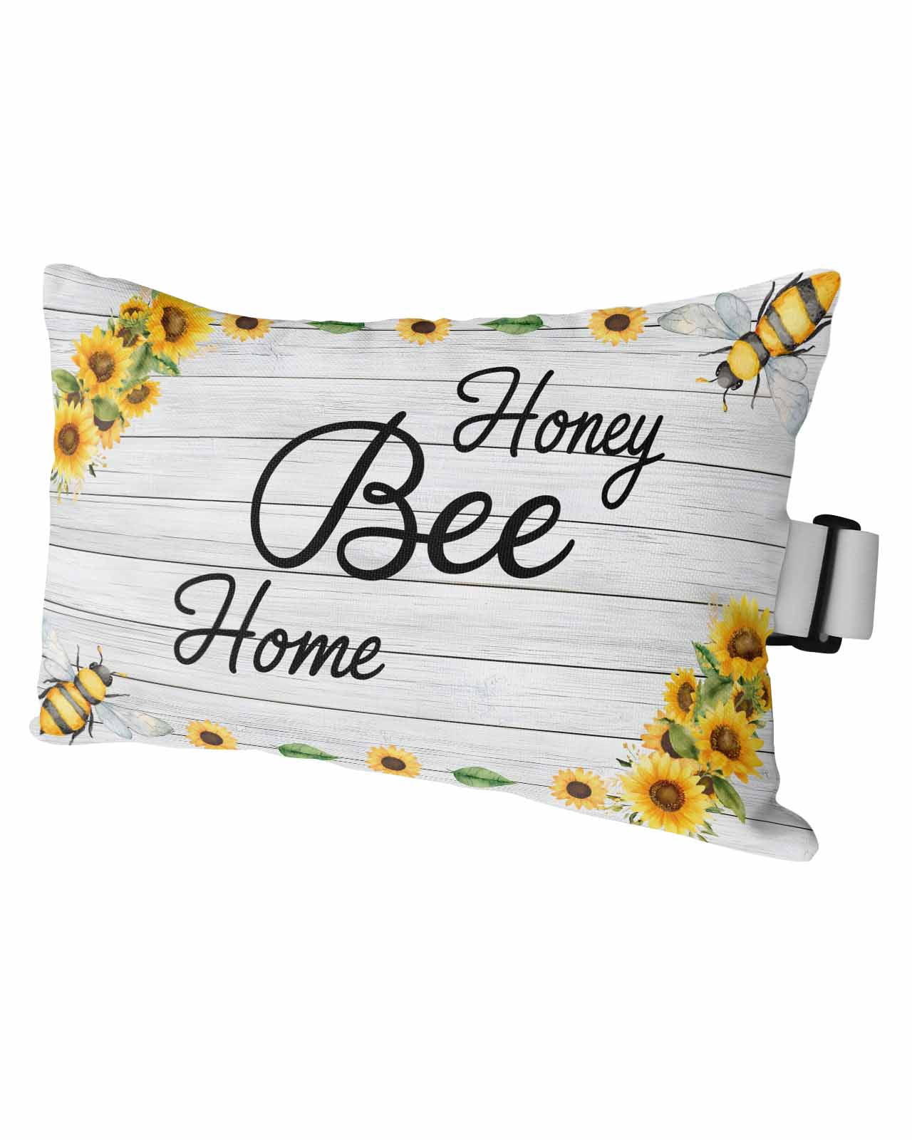 Honey Bee Outdoor Head Resting Pillows with Insert Spring Flowers Farm ...