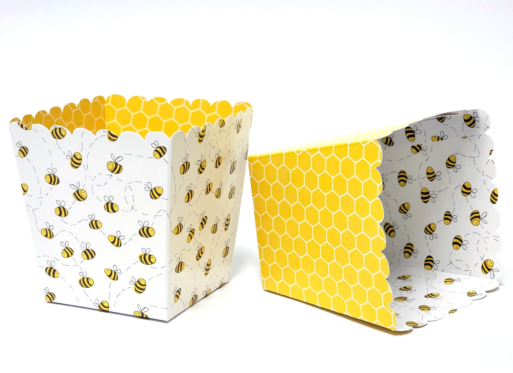 Honey Bee Party Favor Snack Boxes for Gender Reveal, Birthday Parties ...
