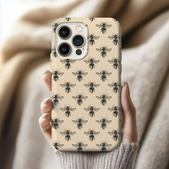 Honey Bee Phone Case Cute Bee Lover Aesthetic for iPhone 17 16 15 14 13 ...