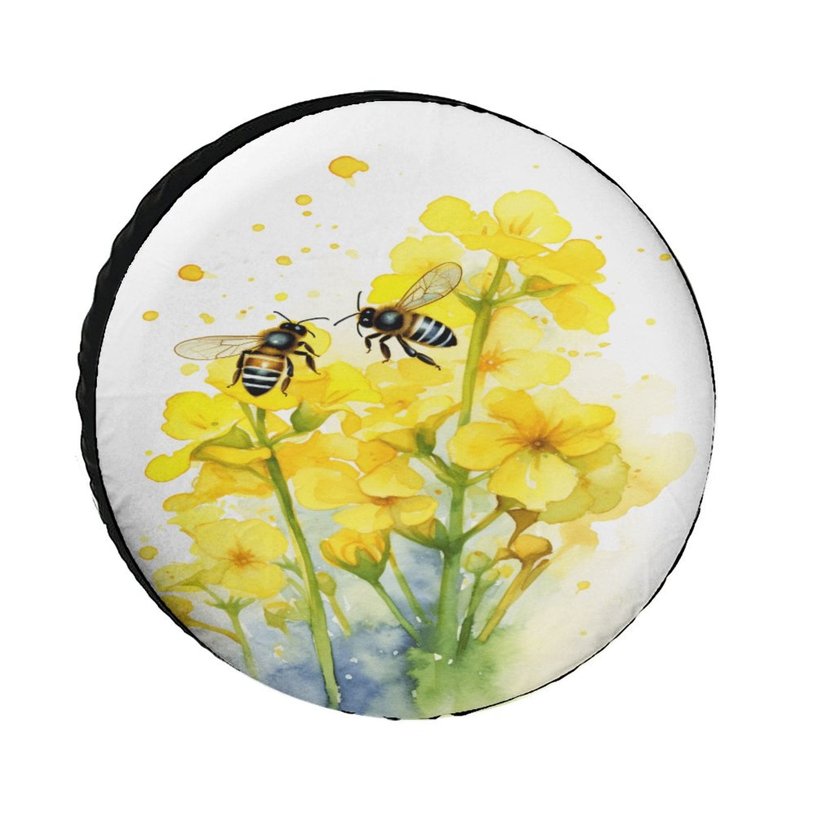 Honey Bees That Collect Nectar Spare Tire Cover Weatherproof Wheel ...