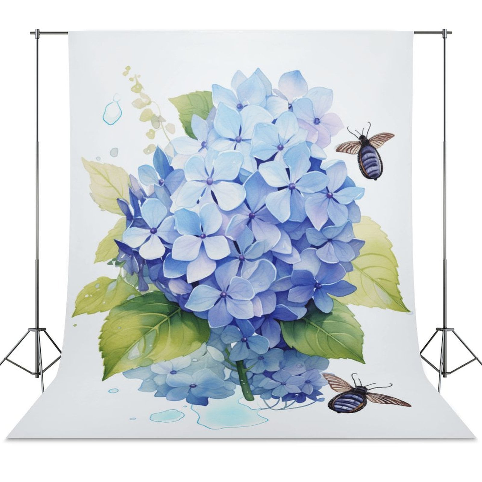 Honey Bees That Collect Nectar Backdrop Baby Shower Newborn Portrait ...