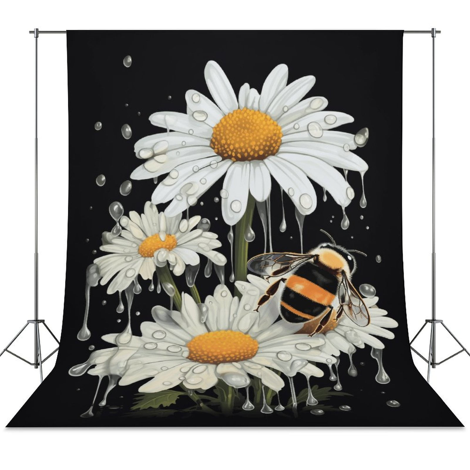 Honey Bees That Collect Nectar Backdrop Baby Shower Newborn Portrait Girl Boy Birthday Party ...